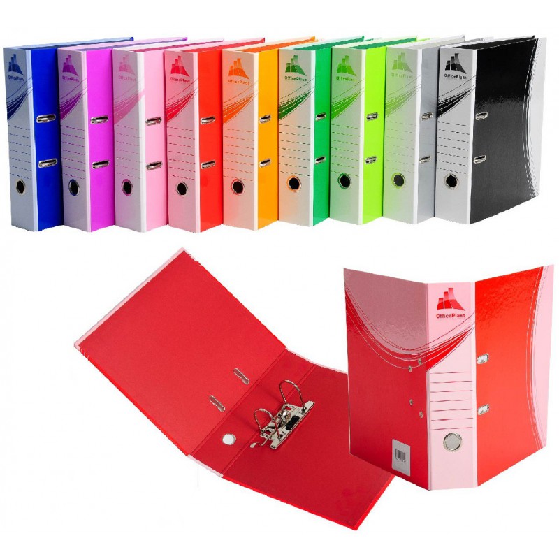 Classeur à levier Star Office A4 à 2 anneaux 80mm / Rouge