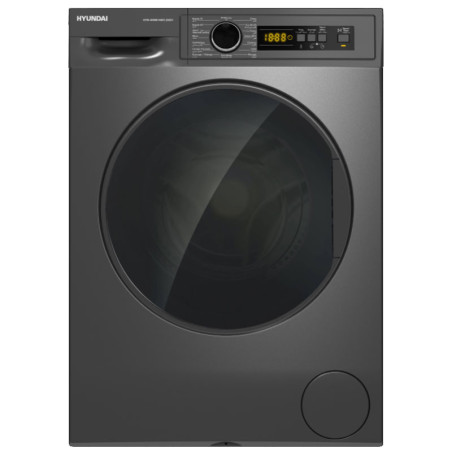 LAVE LINGE HYUNDAI 8KG INVERTER 1400 TR / Dark INOX