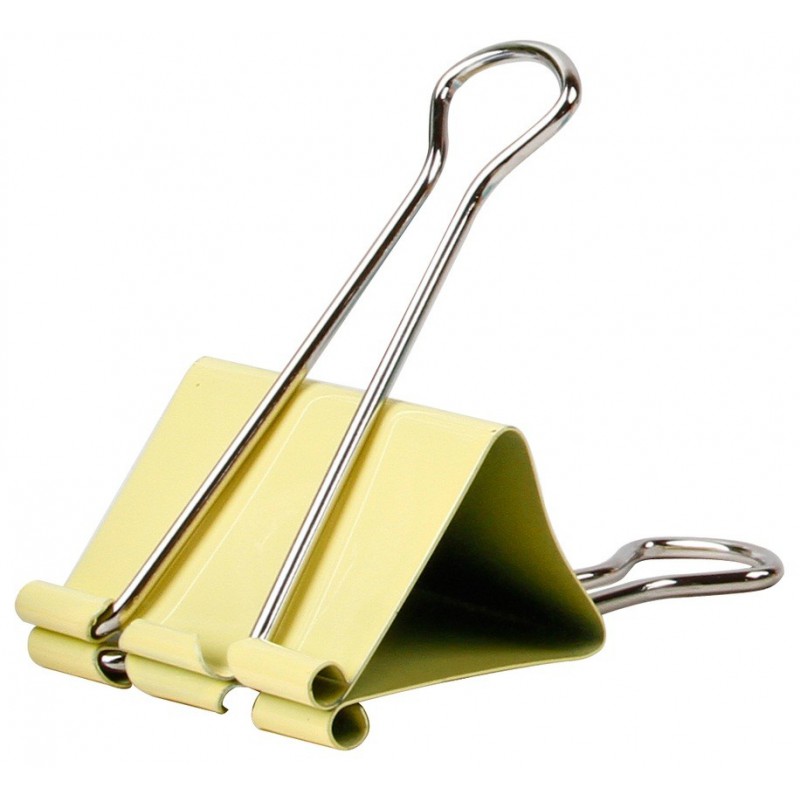 Boite de 40 mini pinces 19 mm / 4 couleurs