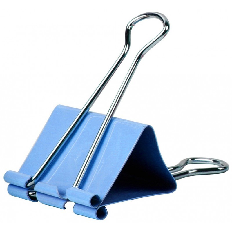 Boite de 40 mini pinces 19 mm / 4 couleurs