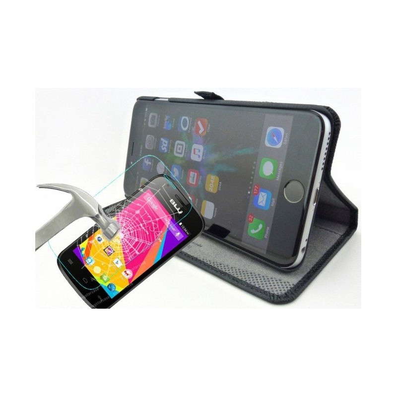 Flip case + Film Anti-choc pour iPhone 6S