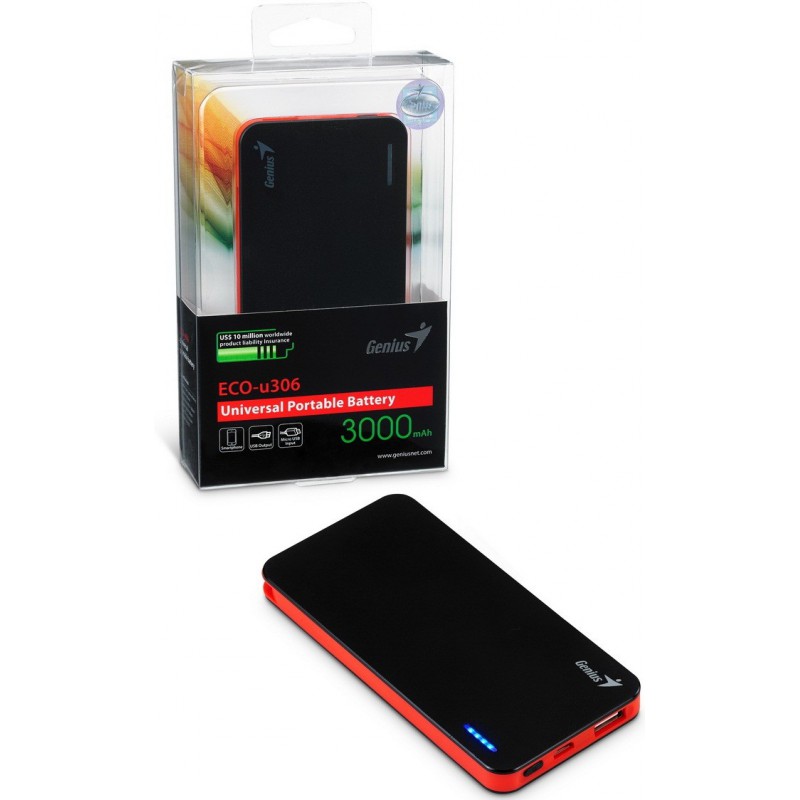 Power Bank Genius ECO-U306 / 3000 mAh