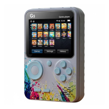 Console De Jeu GameBOX G5 Avec Manette / 500 Jeux / Gris