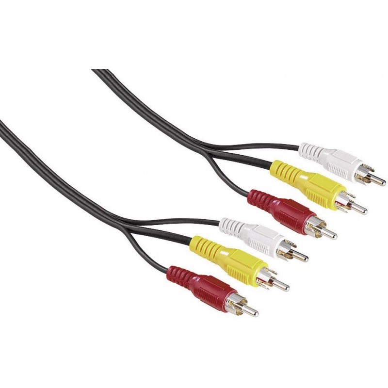 Câble Hama 3 RCA vers 3 RCA 2M