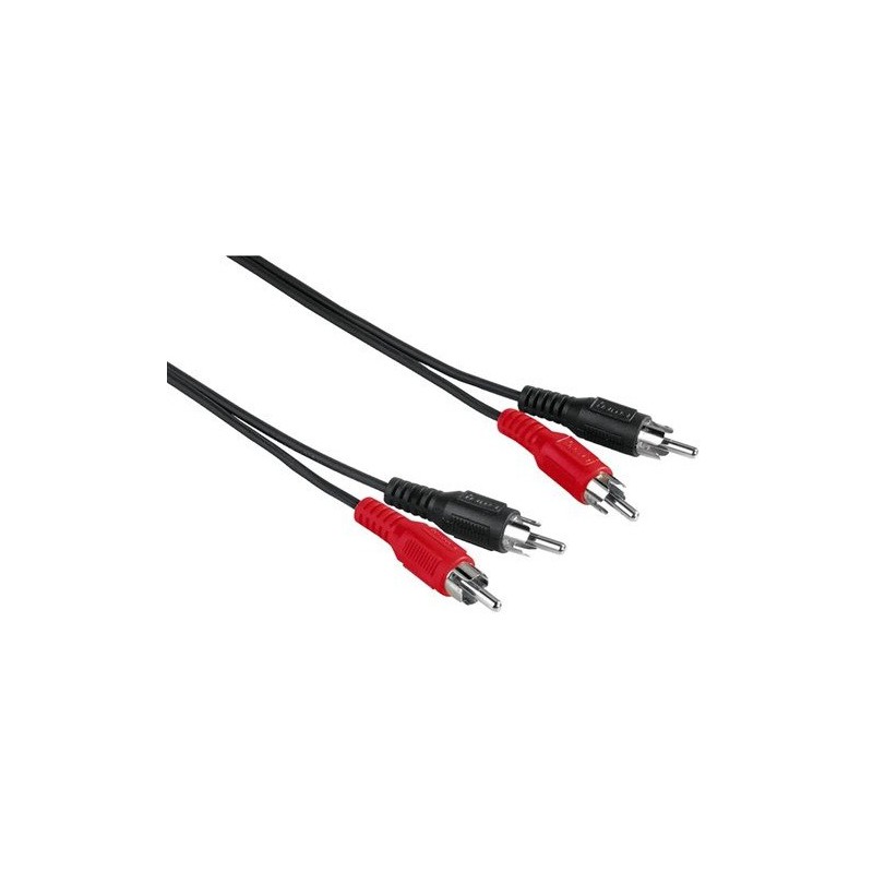 Câble audio Hama 2 RCA Mâle/Mâle 5M