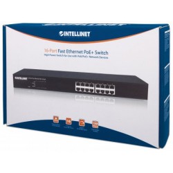 Switch Intellinet PoE+ Fast Ethernet 16 ports