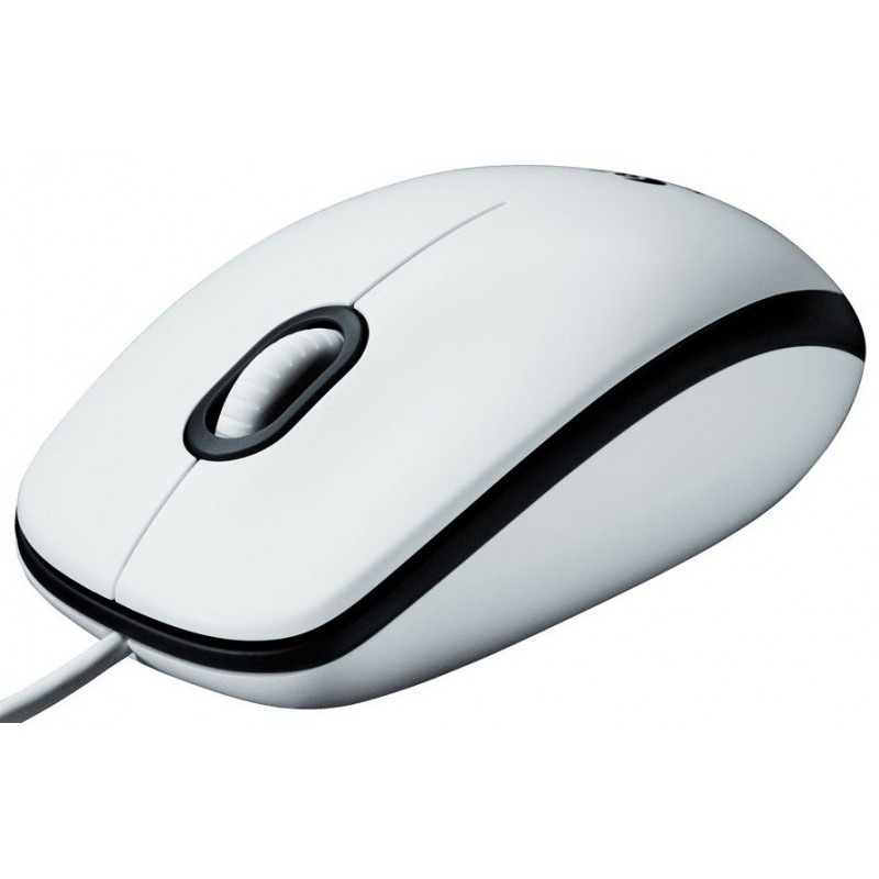 Souris Optique Logitech USB B100 / Blanche