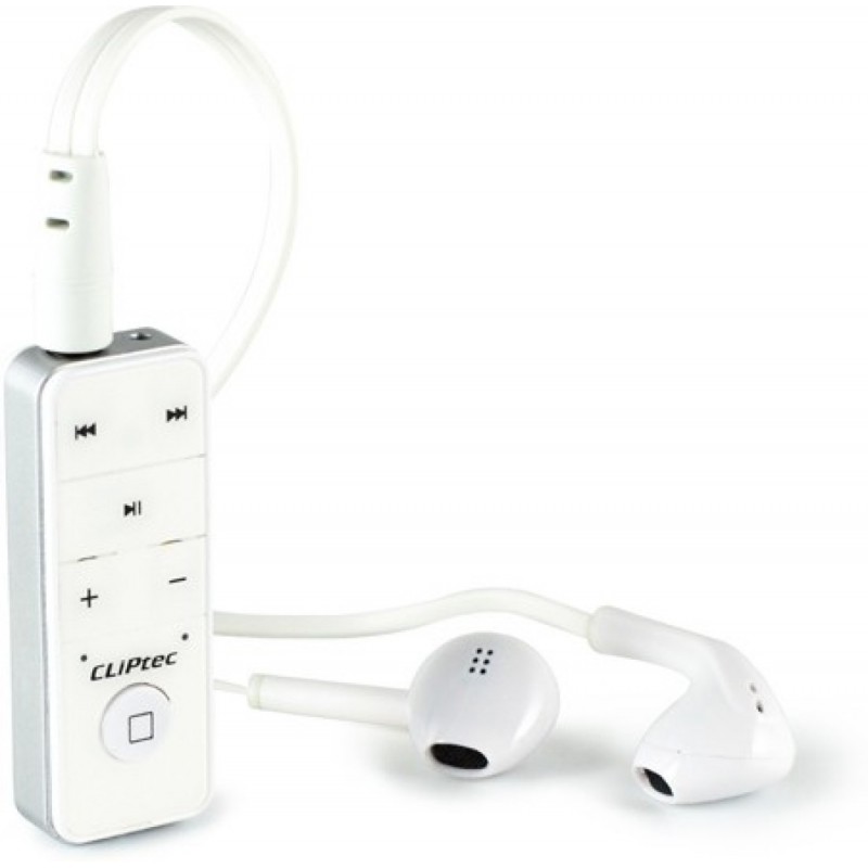 Ecouteur avec Micro Bluetooth Cliptec PBH210 / Blanc