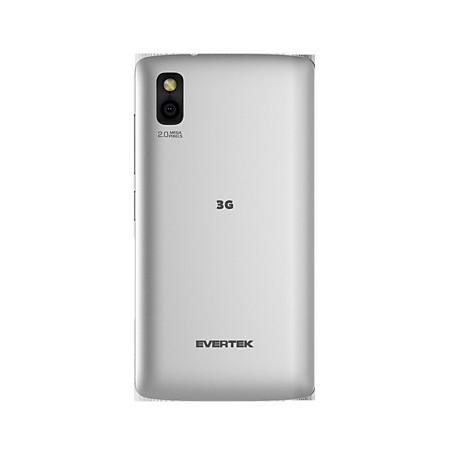 Téléphone Portable Evertek EverStar Q40 / Double SIM / Blanc + Coque ...