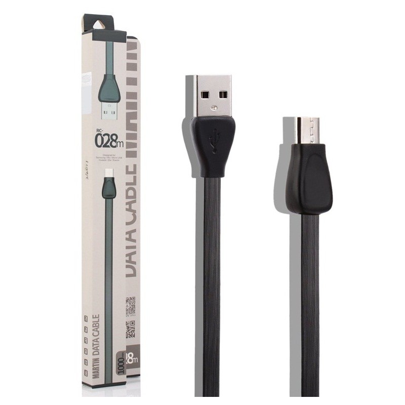 Câble Remax Martin 28m USB vers Micro USB / Noir