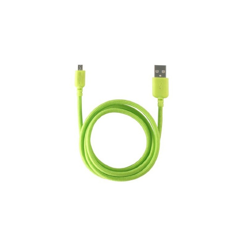 Câble Ksix USB vers Micro USB / Vert