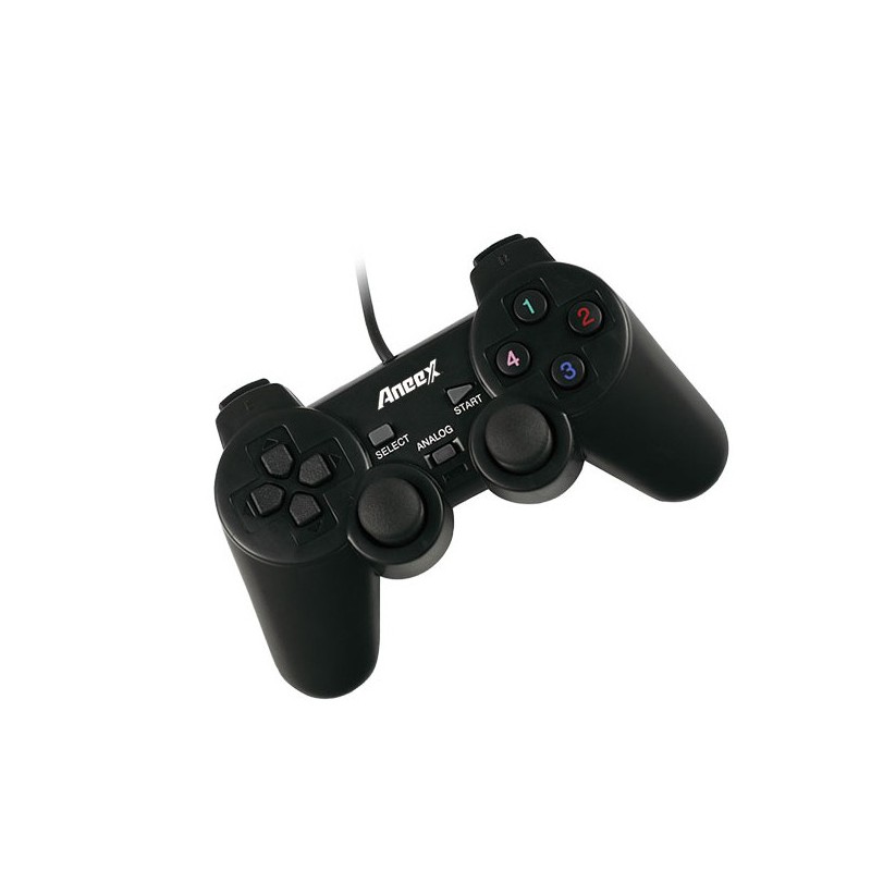 mannettes de jeu mannette de jeu avec vibration aneex f-e-g213