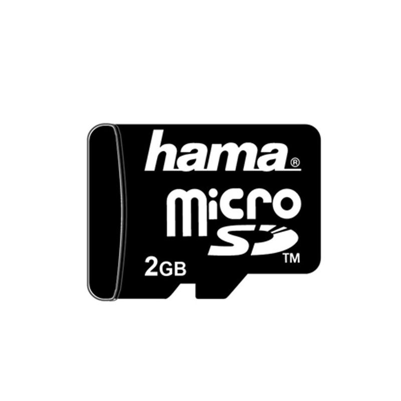 stockage hama micro sd card 2gb f-00090809