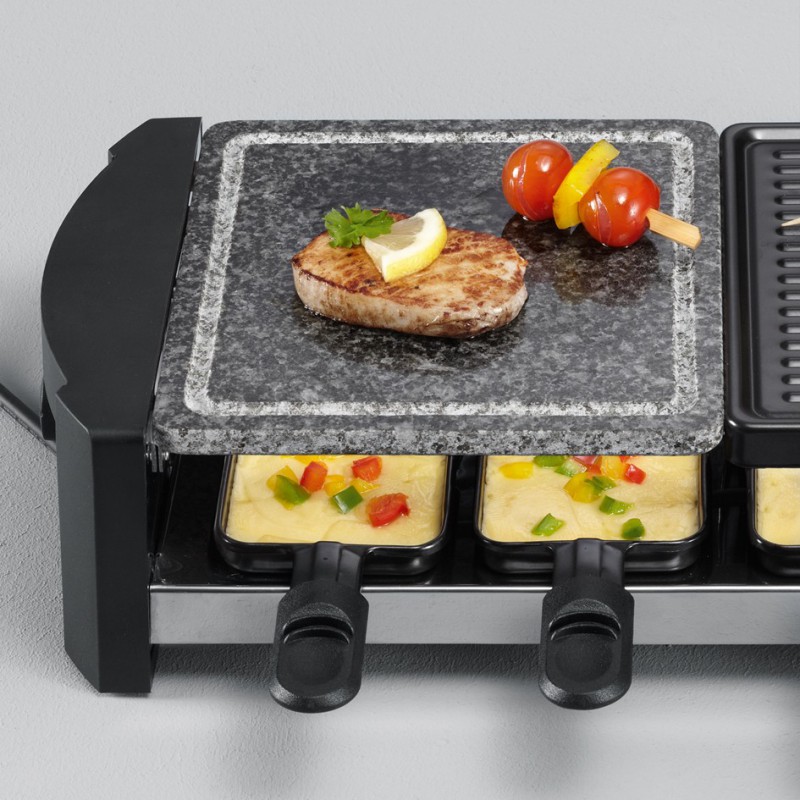 Grille Raclette avec Pierre naturelle de cuisson Severin RG2683