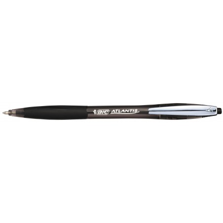 Stylo à bille BIC Atlantis Soft 1.0 mm / Noir