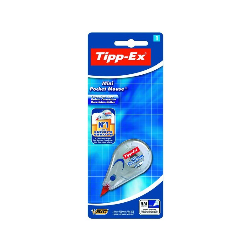 Ruban correcteur Mini Pocket Mouse BIC Tipp-Ex 5M