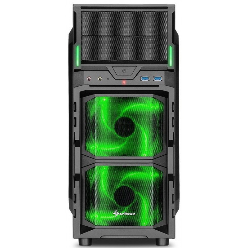 Boitier Gamer Sharkoon VG5-W / LED Vert