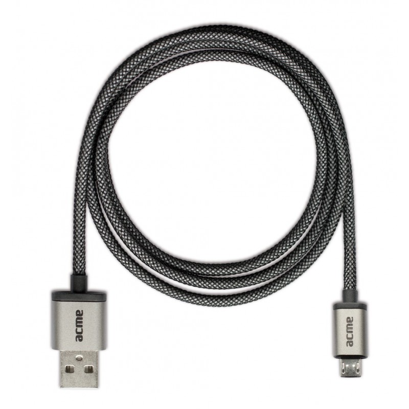 Câble USB vers Micro USB ACME CB02 / Gris