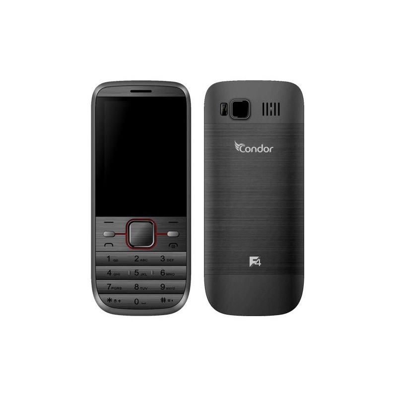 Téléphone Portable Condor F4 / Double SIM / Noir + SIM Offerte