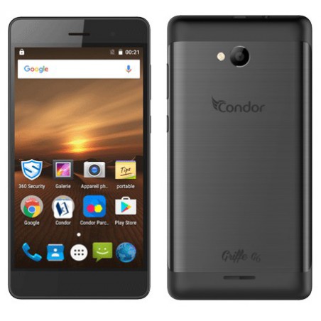 Téléphone Portable Condor Griffe G6 / 4G / Double SIM / Noir + Film de ...