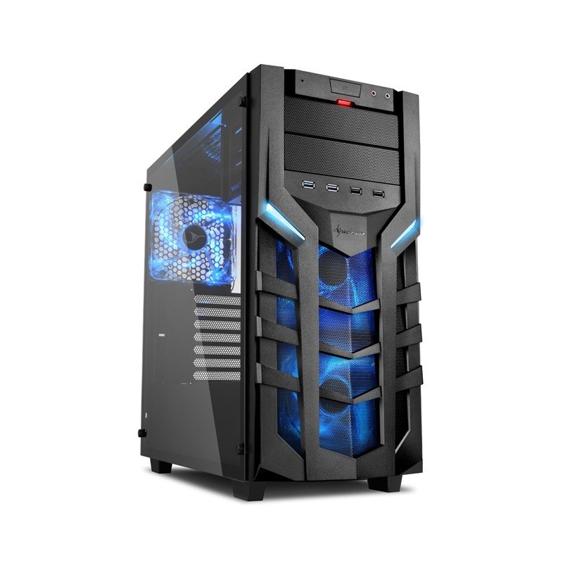 Boitier Gamer Sharkoon DG7000-G / LED Bleu