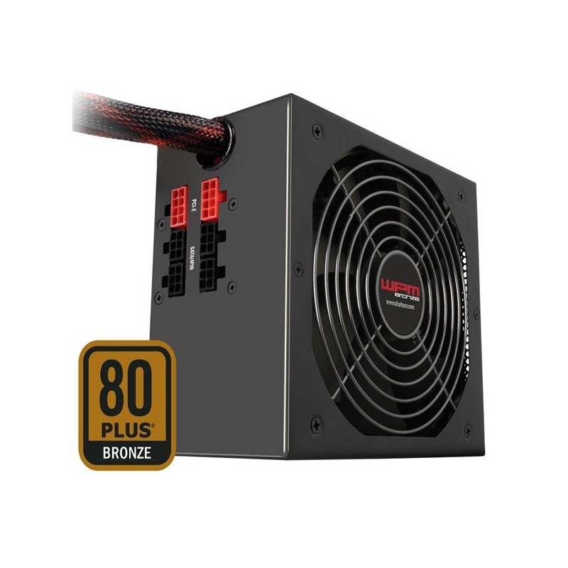 Boite d'alimentation Semi-Modulaire Sharkoon WPM 600W / 80 Plus Bronze
