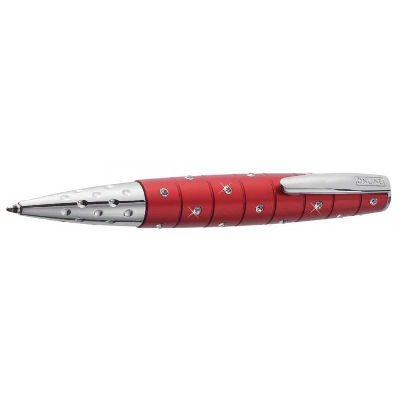 Stylo-Bille Online Cristal Rouge