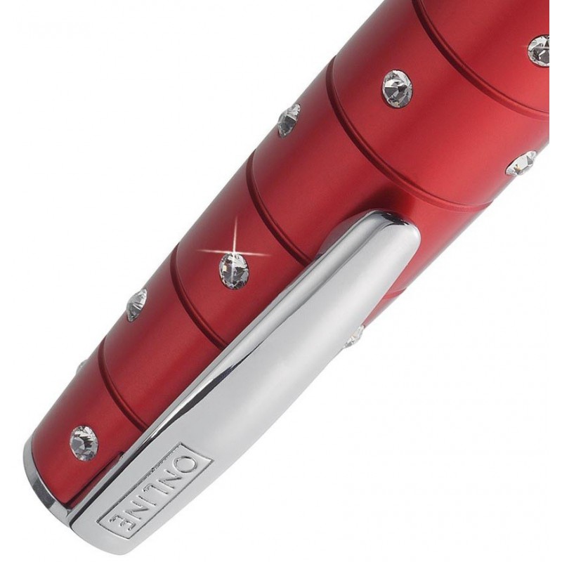 Stylo-Bille Online Cristal Rouge