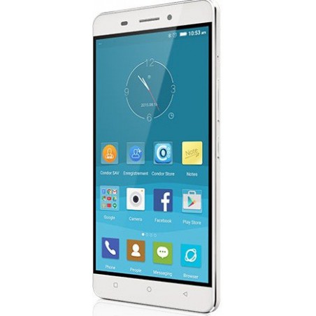 Téléphone Portable Condor Allure A55 / 4G / Double SIM / Blanc + SIM ...