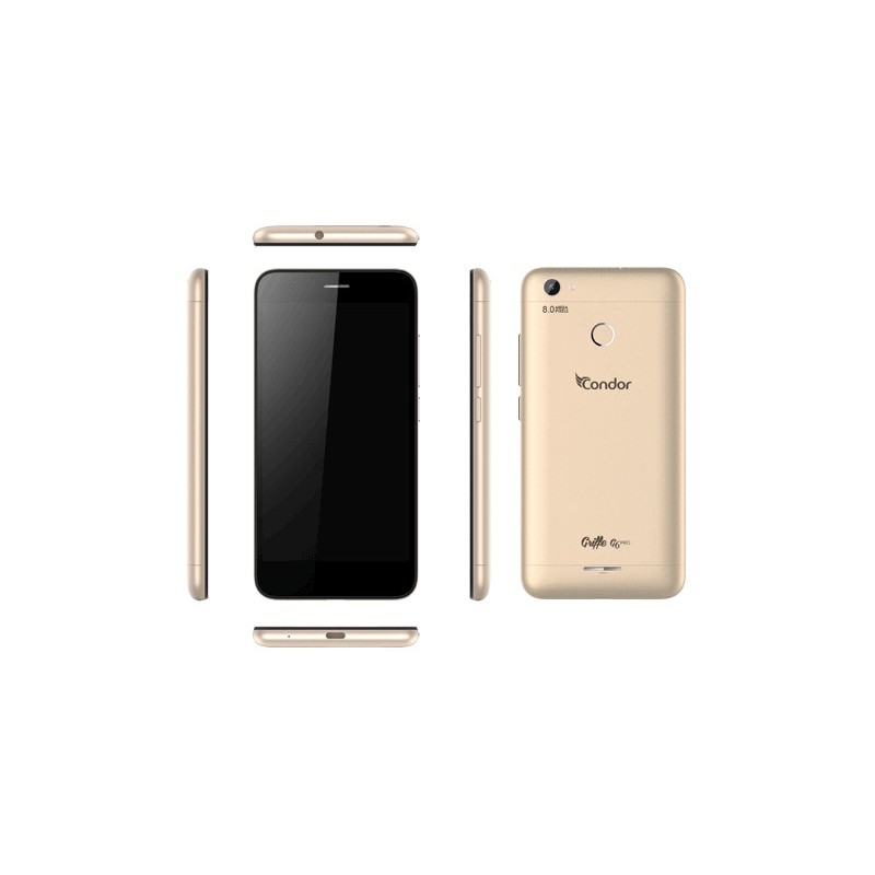 Téléphone Portable Condor Griffe G6 PRO / 4G / Double SIM / Gold + Film ...