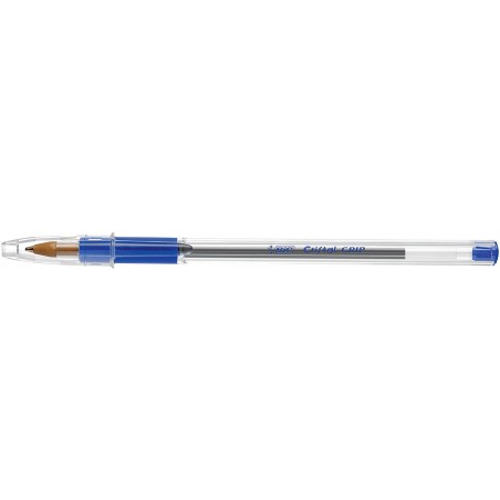 Stylos BIC Cristal Grip / Bleu