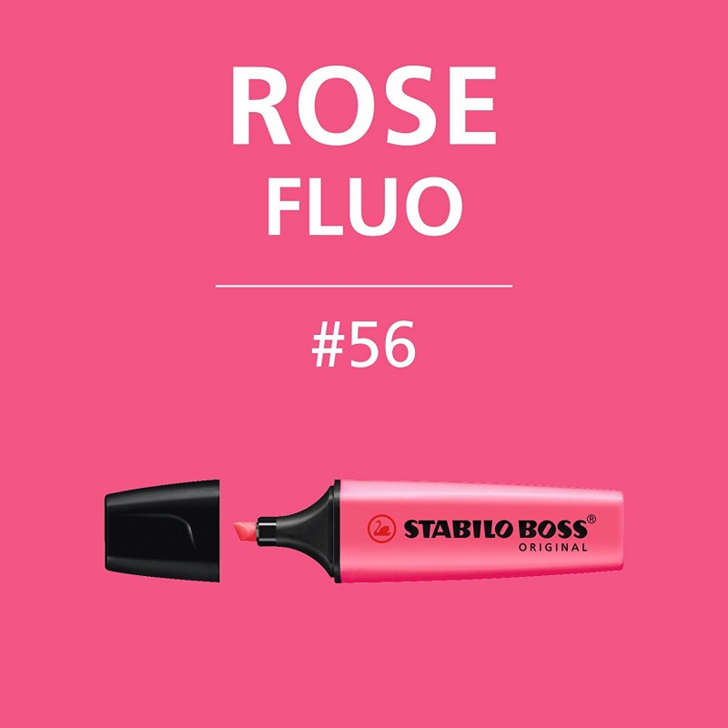 Surligneur STABILO Boss Original / Rose Fluo