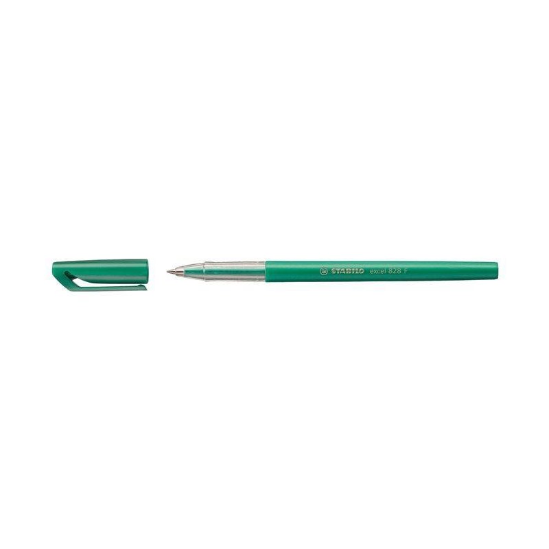 10x Stylos à bille STABILO Excel 828 F 0.3 mm / Vert