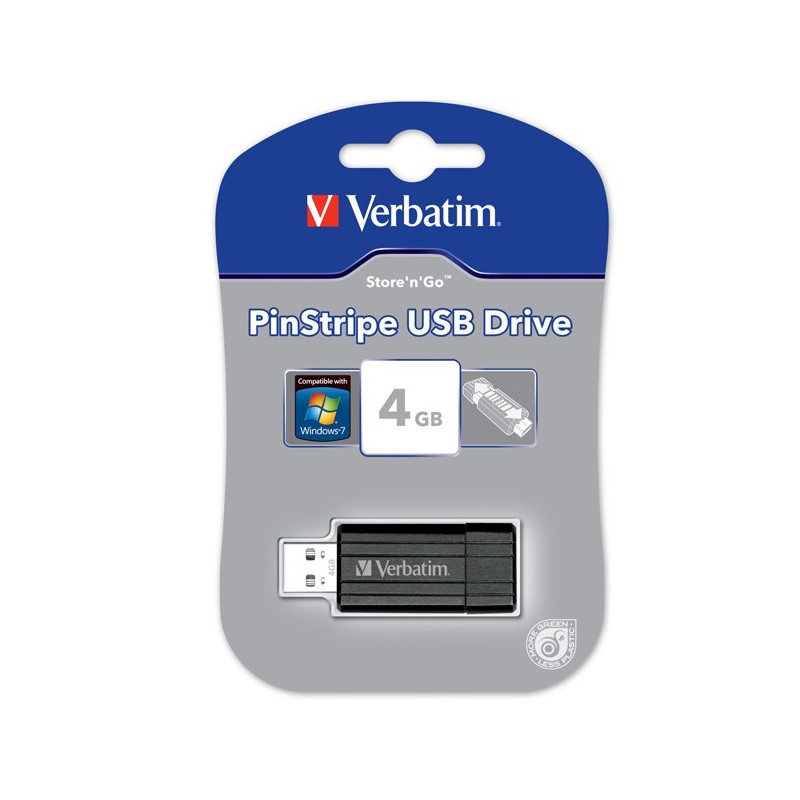 stockage verbatim pinstripe 4 go f-049061-177