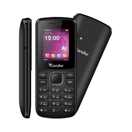 Téléphone Portable Condor F1 Mini / Double SIM / Noir + SIM Offerte