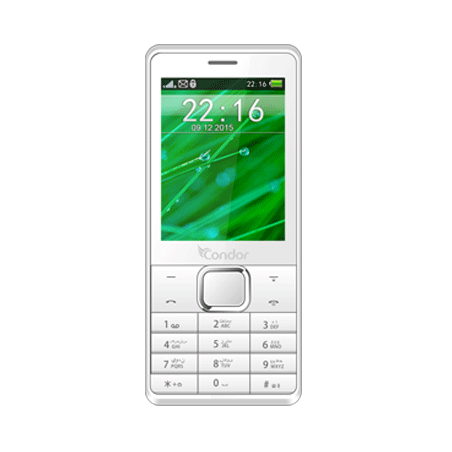 Téléphone Portable Condor F-TRIOS / Triple SIM / Blanc + SIM Offerte