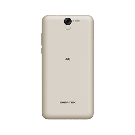 Téléphone Portable Evertek V1+ Max / 4G / Double SIM / Gold