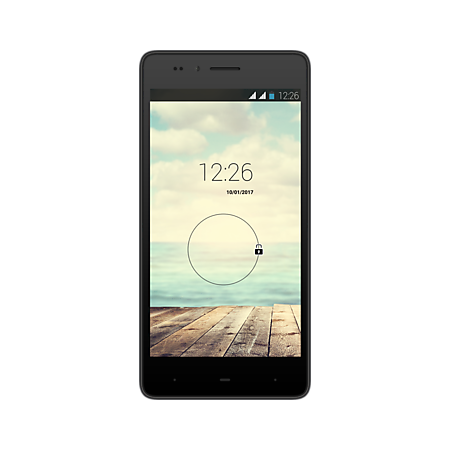 Téléphone Portable Evertek P1 / 3G / Double SIM / Noir + SIM Orange ...