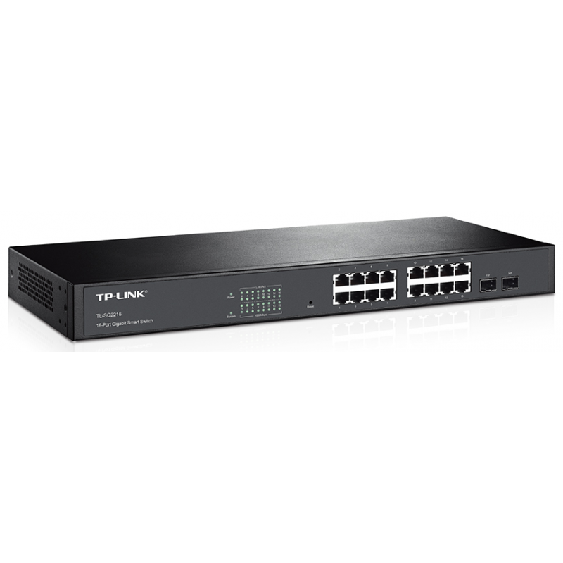 Switch Rackable 16 ports 10/100 Mbps avec 2 Emplacement SFP