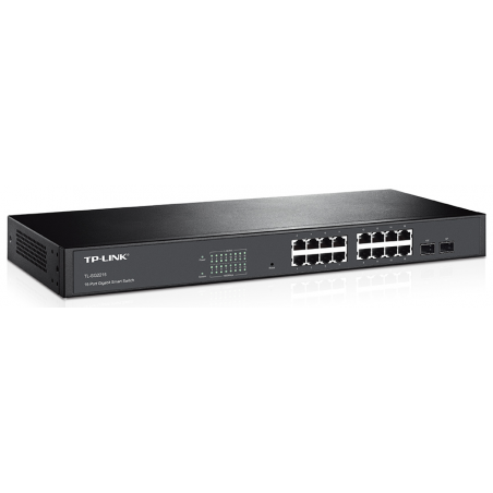 Switch Rackable 16 ports 10/100 Mbps avec 2 Emplacement SFP