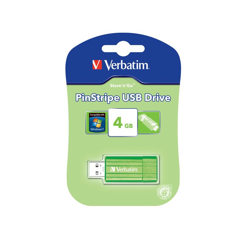stockage verbatim pinstripe 4 go f-049061-177