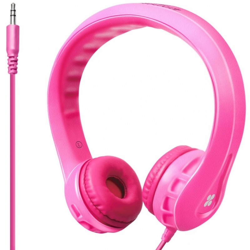 Casque stéréo Super Flexible Promate Flexure / Rose