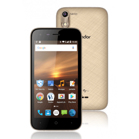 Téléphone Portable Condor Griffe G5 Plus / 4G / Double SIM / Gold + SIM ...