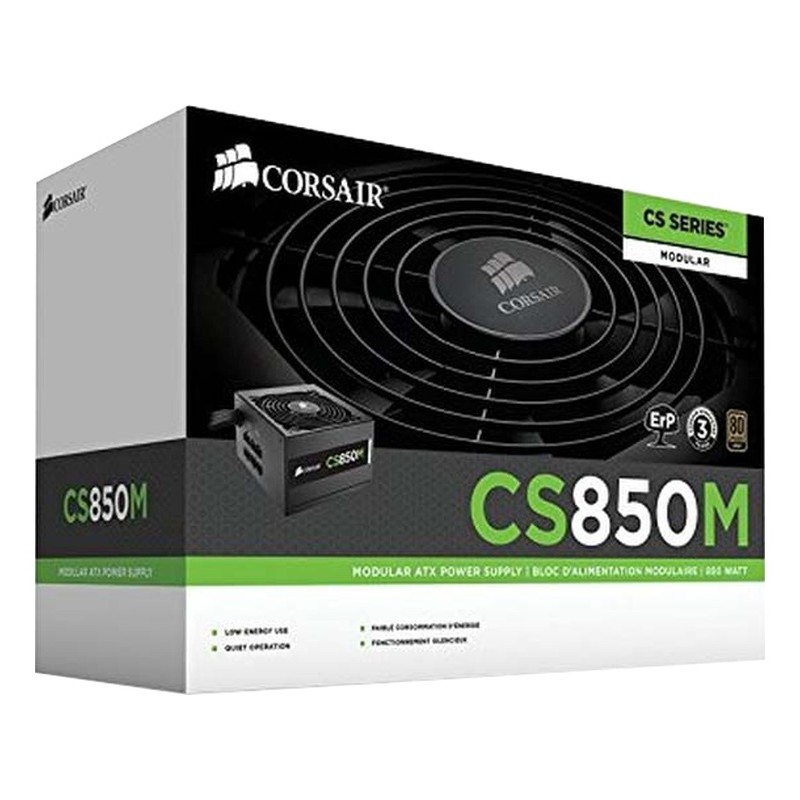 Boite d'alimentation Corsair CS850M 80+ Gold / 850W / Semi-Modulaire