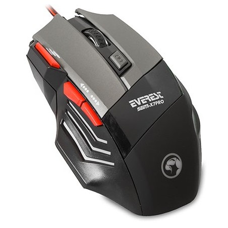 Ensemble Souris Gamer et Tapis Everest SGM-X7 Pro / Noir & Gris