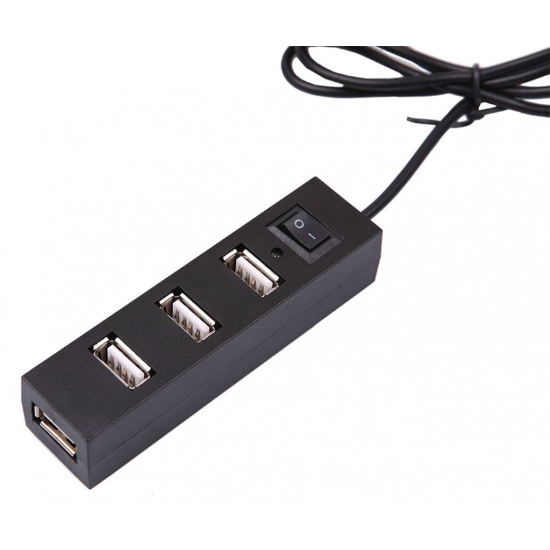 Hub USB 4 Ports USB 2.0 avec Interrupteur