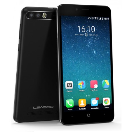 Téléphone Portable Leagoo P1 PRO / 4G / Double SIM / Noir + SIM Offerte