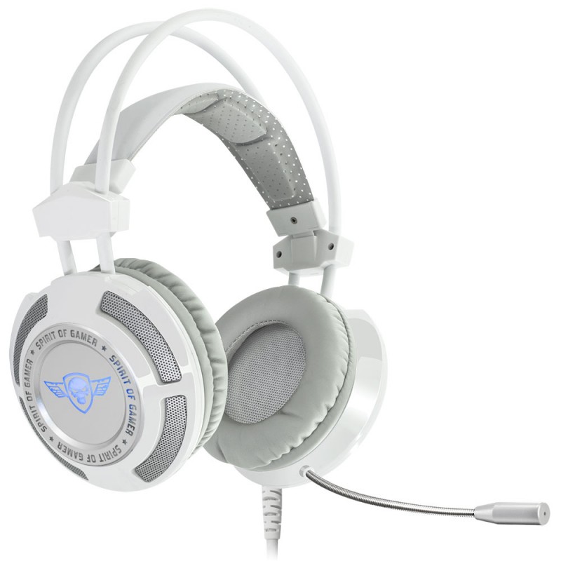 Casque Micro Gaming Spirit of Gamer Elite-H70 / Blanc