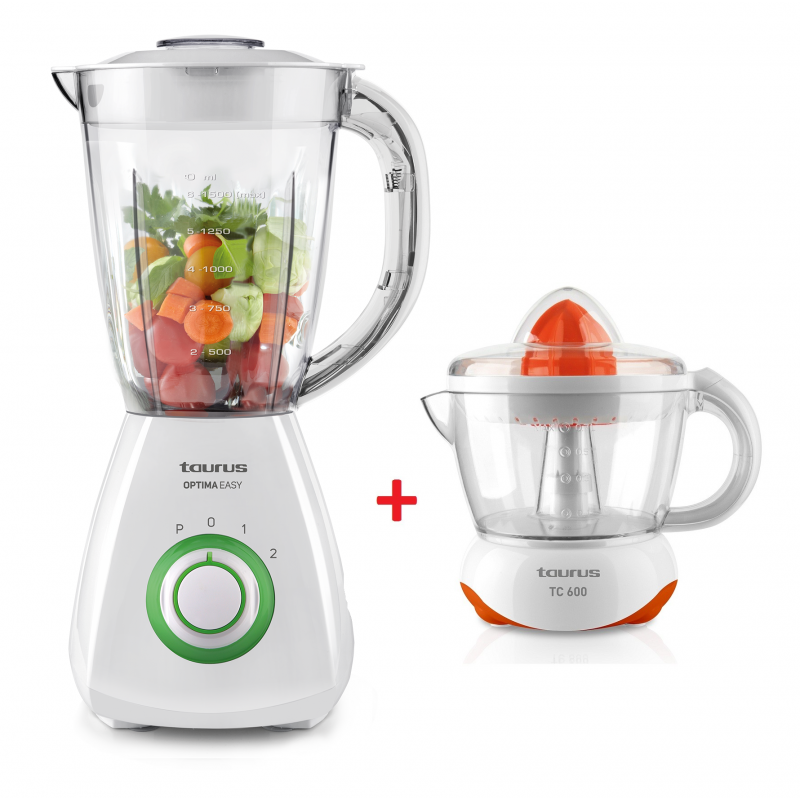 Pack Taurus Blender Optima Easy + Presse-agrumes TC 600