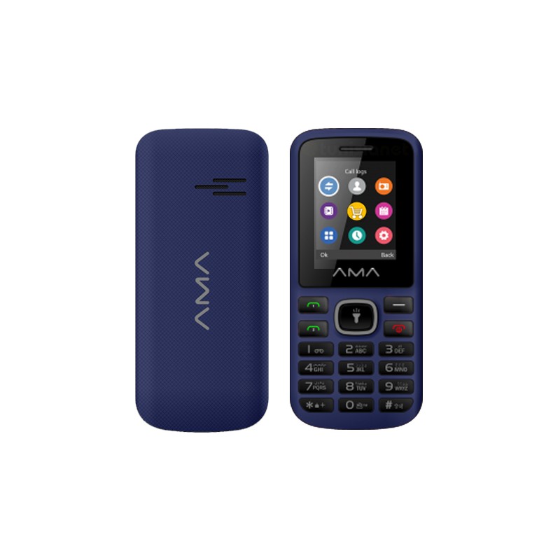 Téléphone Portable AMA P1 / Double SIM / Bleu
